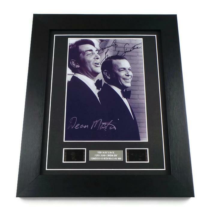 THE RAT PACK Signed PREPRINT RAT PACK Film Cells FRANK SINATRA DEAN ...