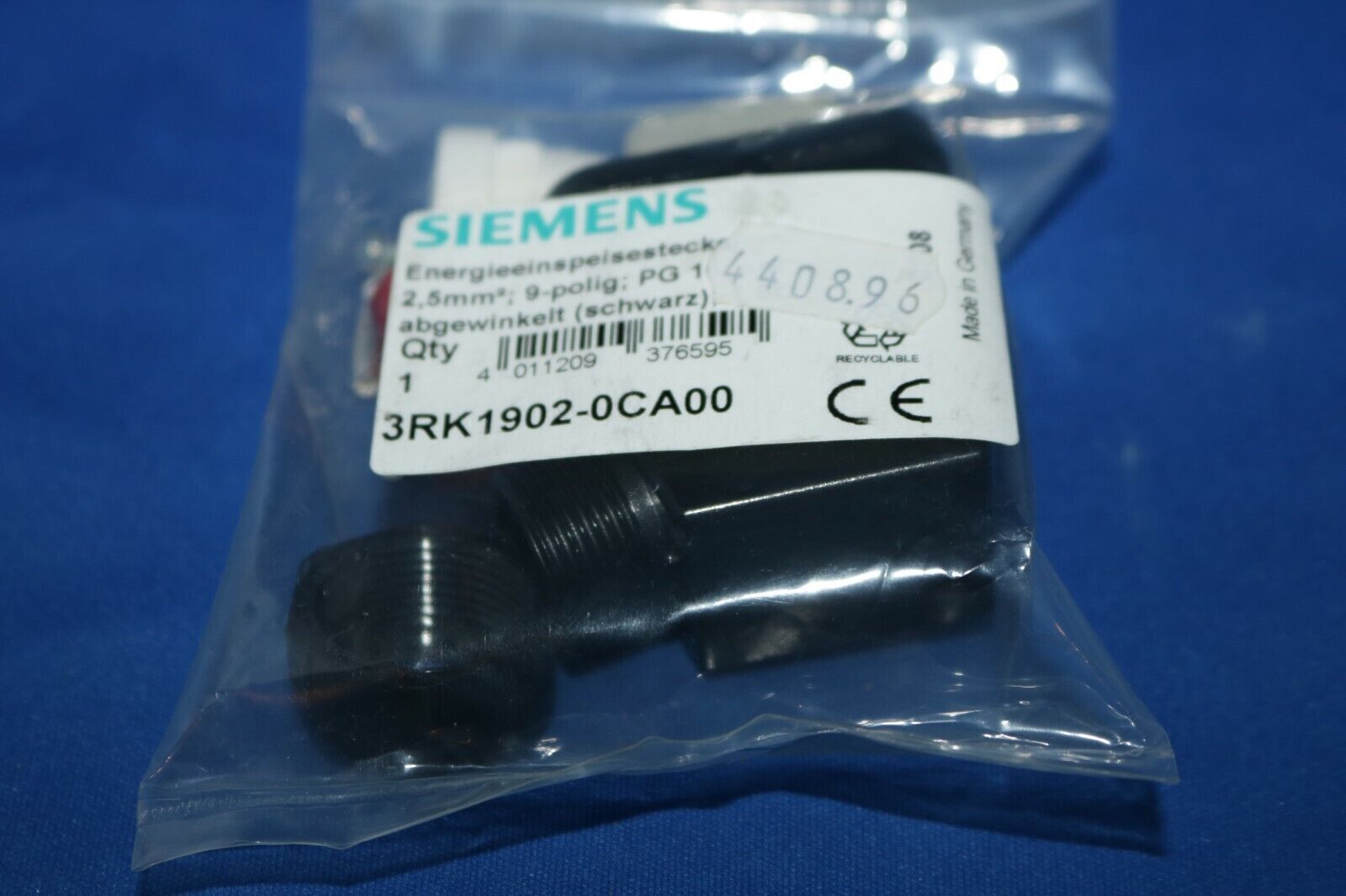 NEW SIEMENS 3RK1902-0CA00 9 POL + 3RK1902-0CE00 connector set busbar ...