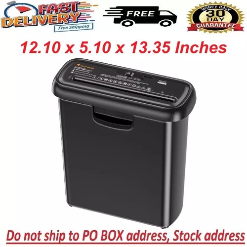 Commercial Office Shredder Paper Destroy Strip-Cut Heavy Duty CD DVD ...