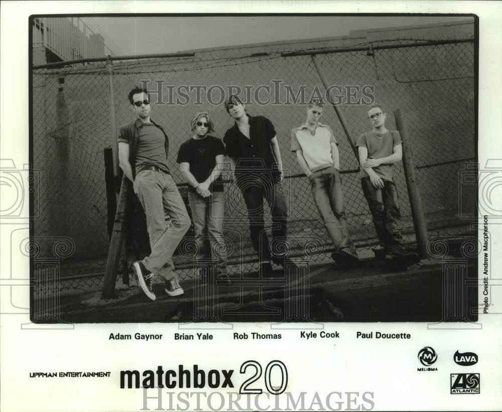 Press Photo Members of Matchbox 20, alternative rock band. - sap29104 ...