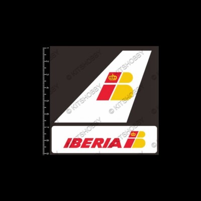 Iberia - Líneas Aéreas de España (Old) Logo Sticker (Size 9 cm x 9 cm ...