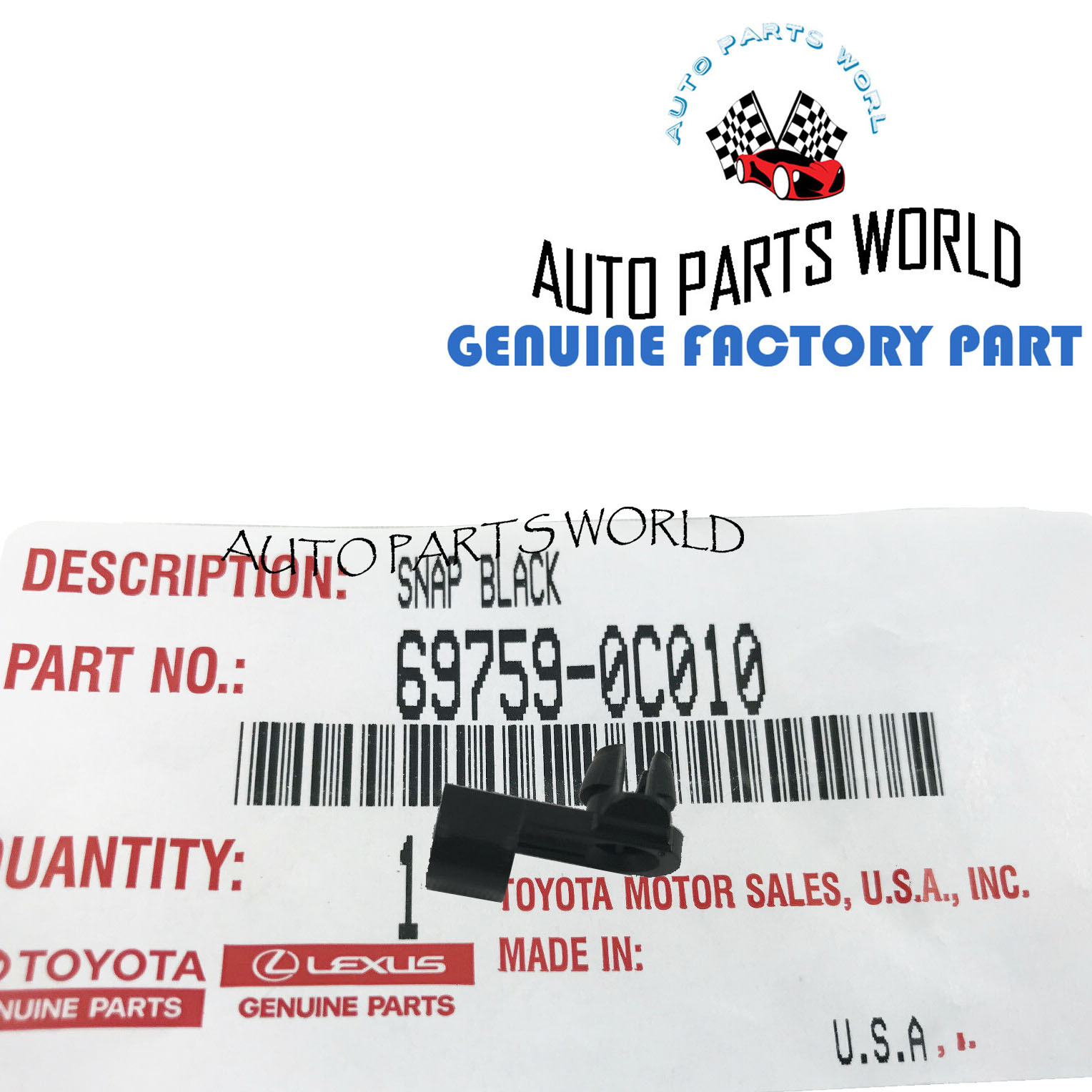 GENUINE OEM TOYOTA 01-22 SEQUOIA,00-13 TUNDRA HOOD SAFETY CATCH SNAP ...