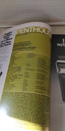 Penthouse April 1974 POM Nancy Sebastian Yaffa Levan Jonathan Winters ...