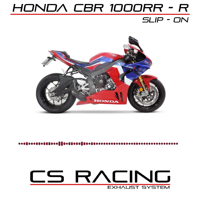 DISCONTINUED - 2021-up Honda CBR1000RR-R FIREBLADE SP CS Racing Slip-on ...
