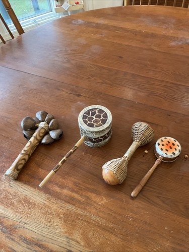 Set of Original Handmade African Nut Shells Shaker Musical Instrument ...