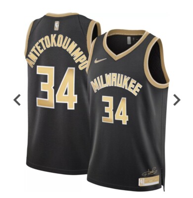 GIANNIS ANTETOKOUNMPO #34 NIKE SELECT SERIES JERSEY (L) $55 NEW W/TAGS ...
