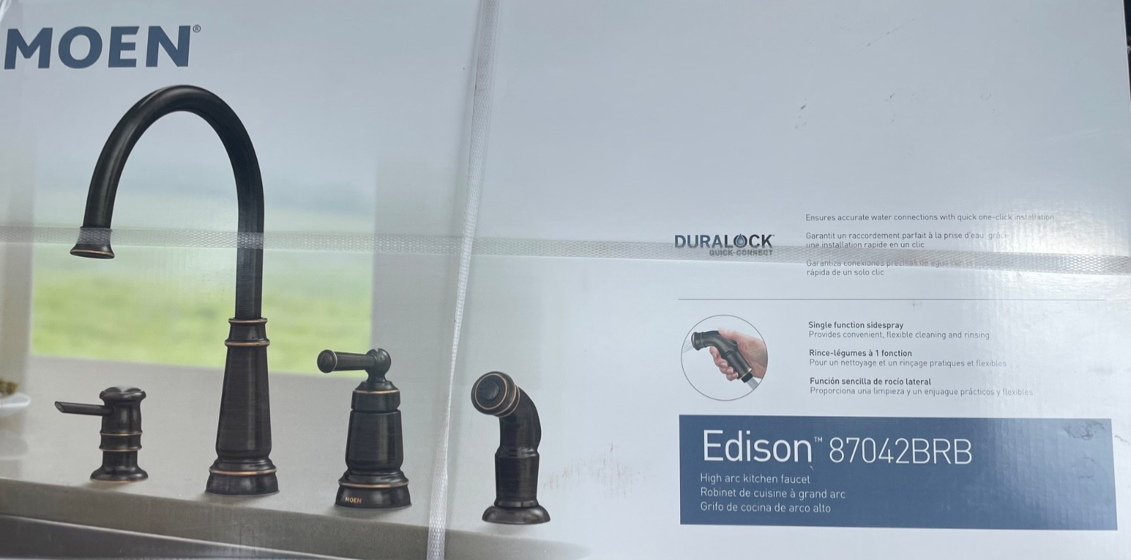 Moen Edison 87042BRB Kitchen Faucet for sale online | eBay