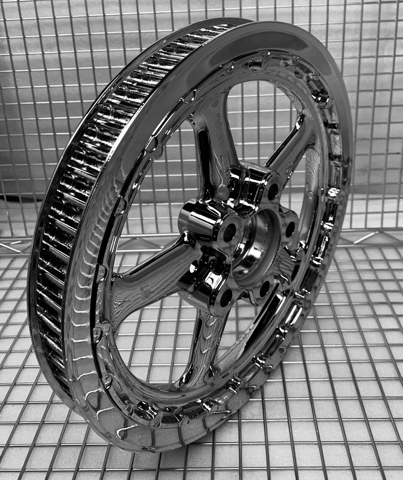 Harley Rocker Softail 2008 -11 CUSTOM CHROME OEM PULLEY only 37728-08 ...