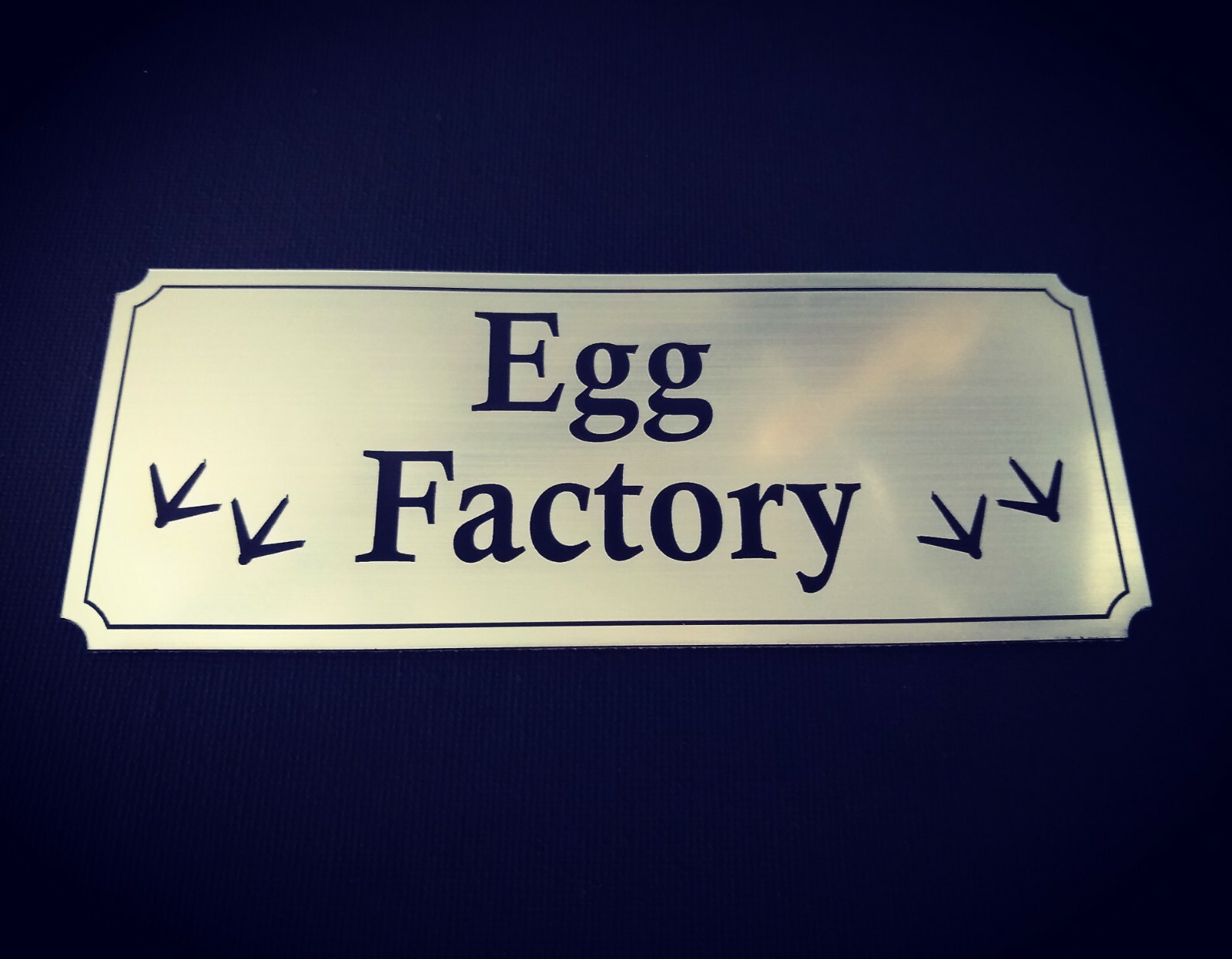 Adhesive sign for the chook pen chicken pen egg factory chook house hen ...