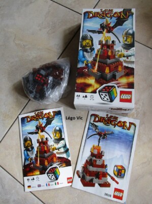 Lego 3838 Lava Dragon Gamer jeux de Société complet notice boite règle ...