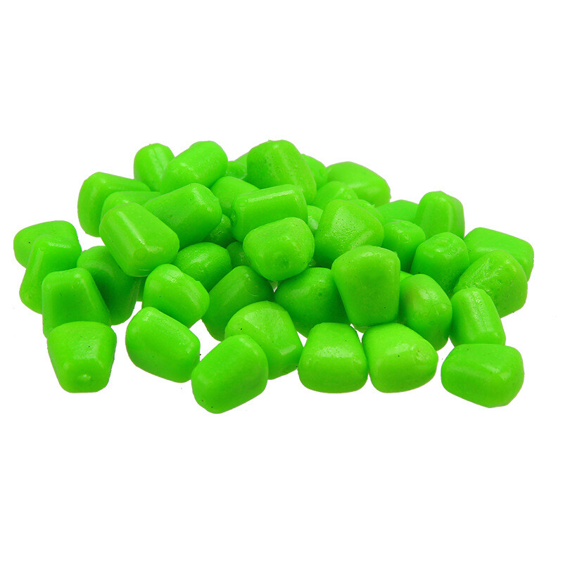 50pcs Silicone Corn Smell Soft Bait Floating Water Corn Carp Fishing ...