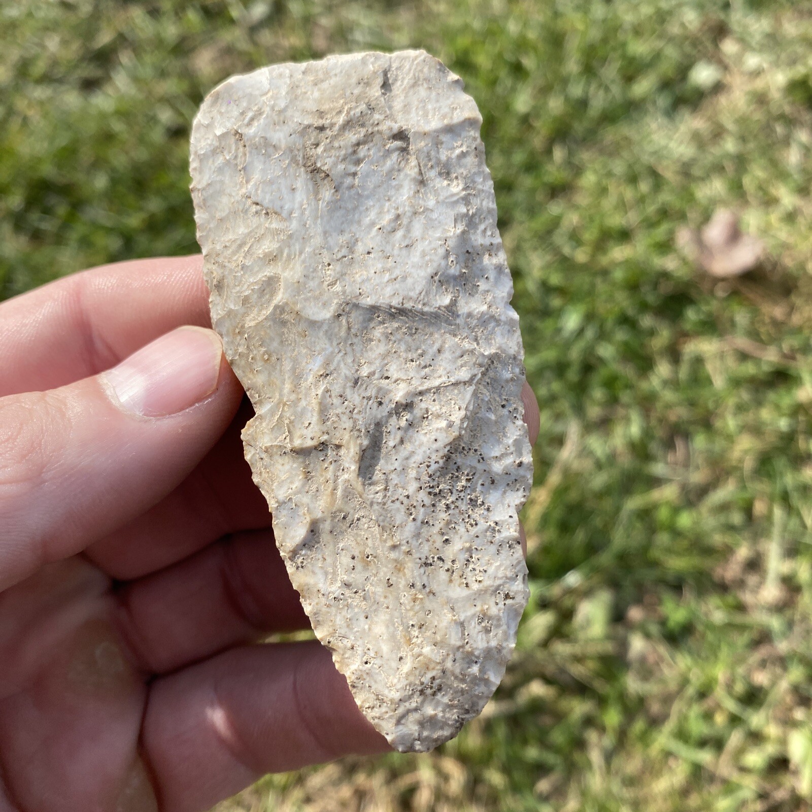 MLC s7136 3 3/8 Paleo To Archaic Lanceolate Arrowhead Summit Co Ohio ...