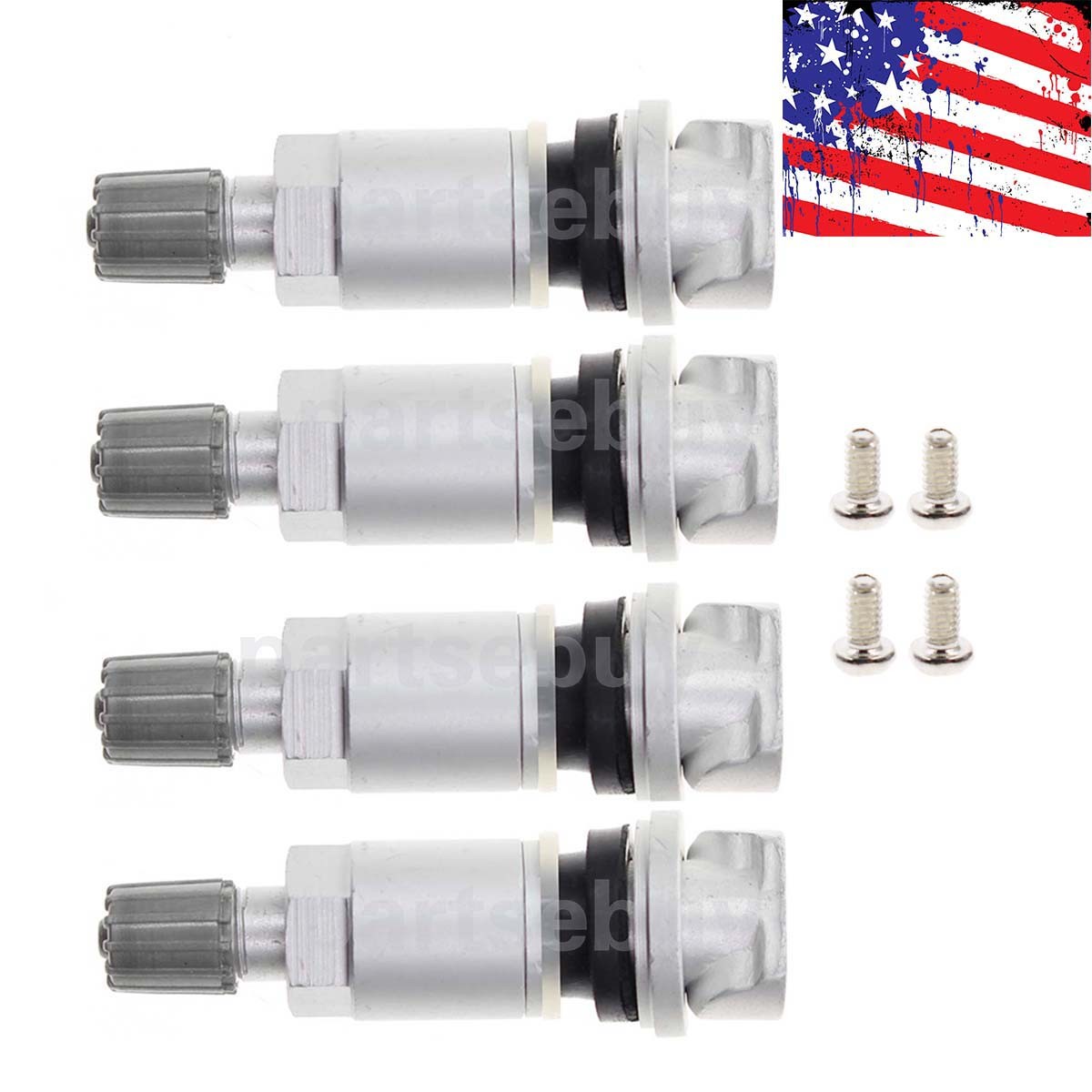 4x For Mazda Mitsubishi Valve Stem Tire Sensor TPMS Service Rebulit Kit ...
