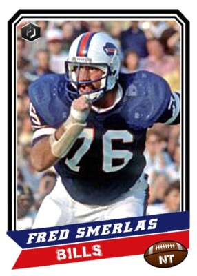 ACEO FRED SMERLAS BUFFALO BILLS CUSTOM HAND MADE ART CARD | eBay