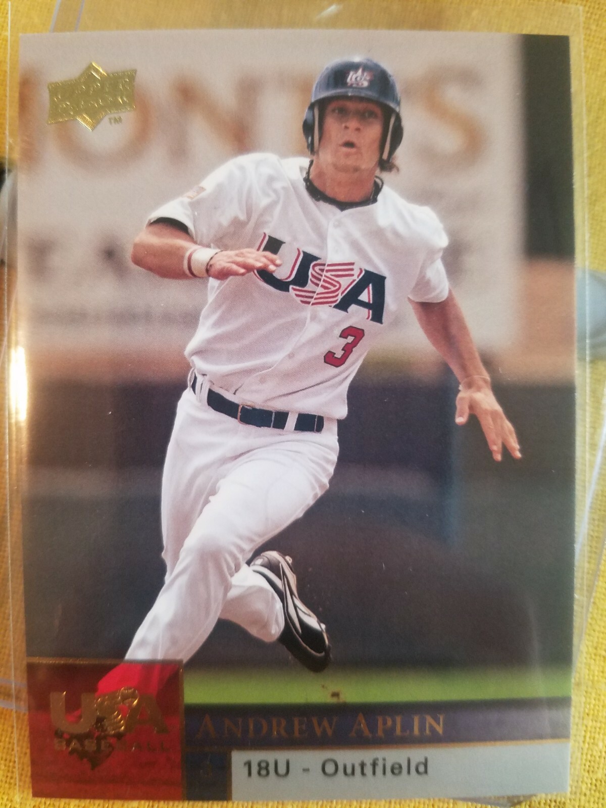 2009 Upper Deck USA 18U National Team #18U-AA Andrew Aplin (National ...