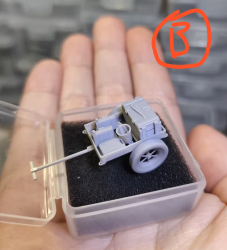 3D Printing Model 1/72 M3A4 Hand Cart Unpainted Kit-B-- | eBay
