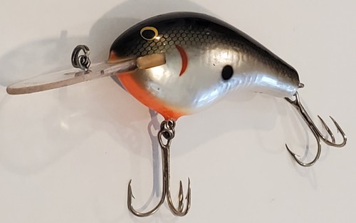 Bagley's DB-3 Shad on Pearl White w Orange Belly Wood Fishing Lure FREE ...