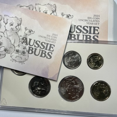 2025 Baby Coin Set - Aussie Bubs - RAM Six Uncirculated Coins New ...