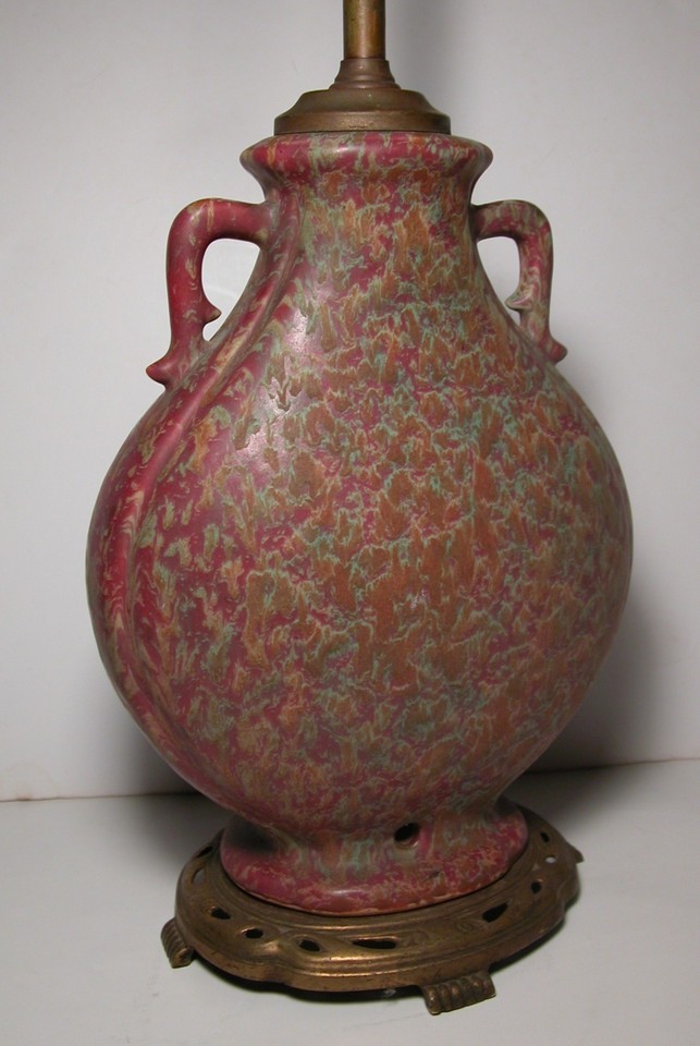 Vintage Signed WELLER Art Pottery Lamp Mission Arts & Crafts Period | eBay
