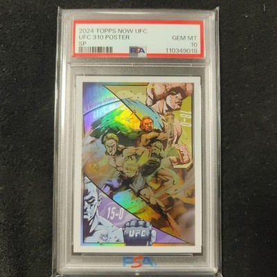 Topps UFC 310 Poster Card Umi Asakura PSA 10 GEM MT SP 15-U | eBay