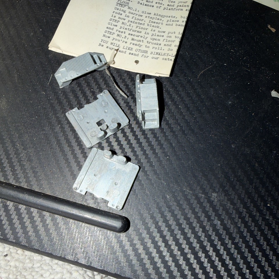 Vintage binkley models Metal HO Box Car Kit Old Time LA12 Sierra Coach ...