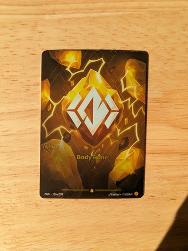 Riftbound Body Rune OGN 126a/298 NM League Of Legends English | eBay