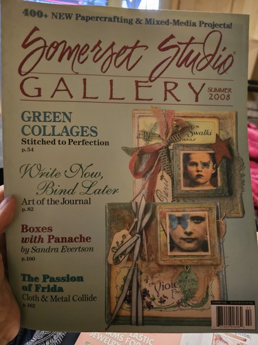 Somerset Studio Gallery Magazine Summer 2008 Paper Art Crafting etc. | eBay
