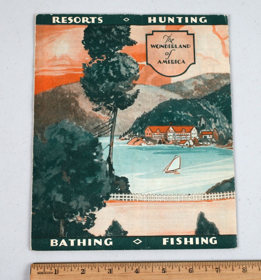 Vintage 1930s Quebec Canada Travel Brochure Tourism Good Roads Province ...