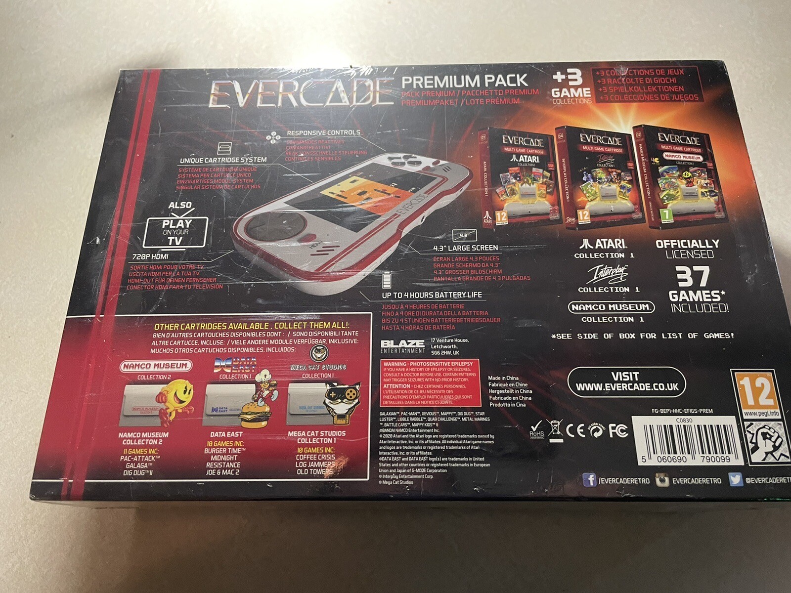 Evercade Premium Pack Cartrige Collection - Pack of 3 for sale online ...