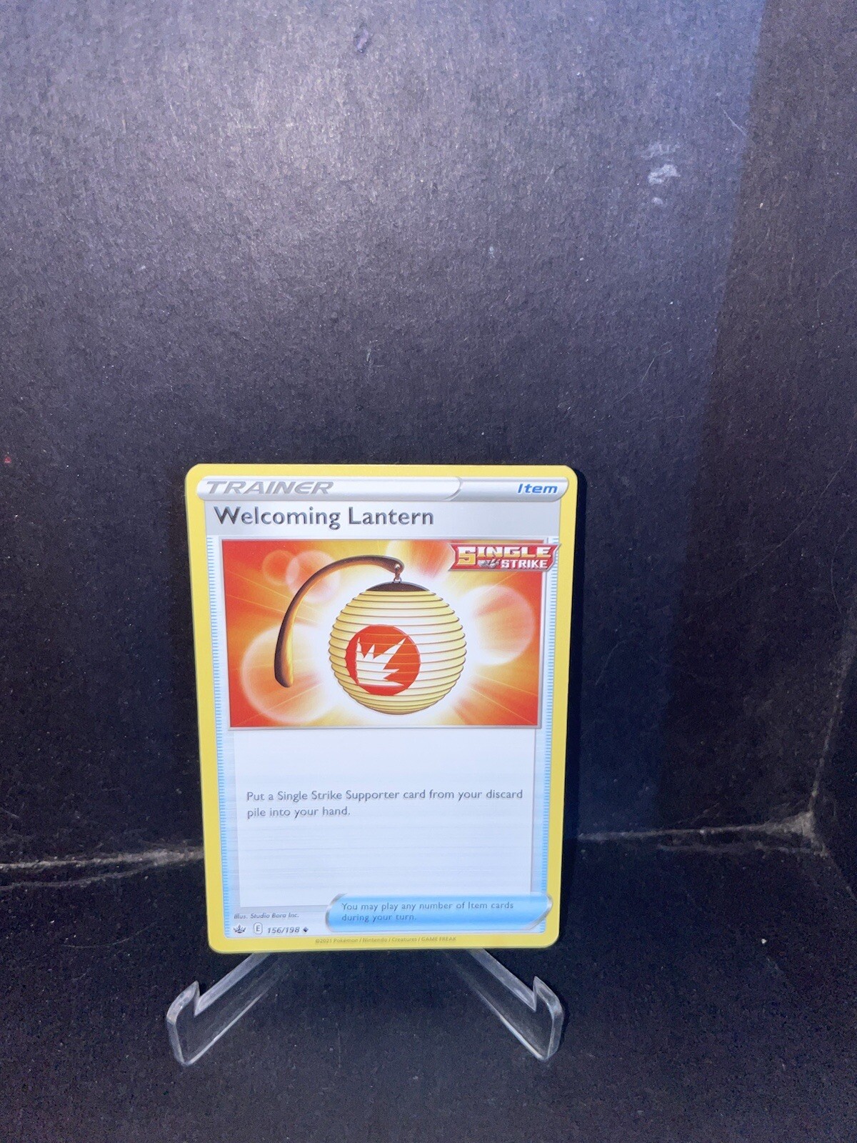 Welcoming Lantern Chilling Reign 156/198 Pokemon TCG Card Regular ...