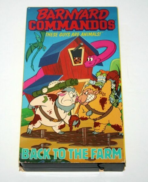 Barnyard Commandos - Back to the Farm (VHS, 1990) for sale online | eBay