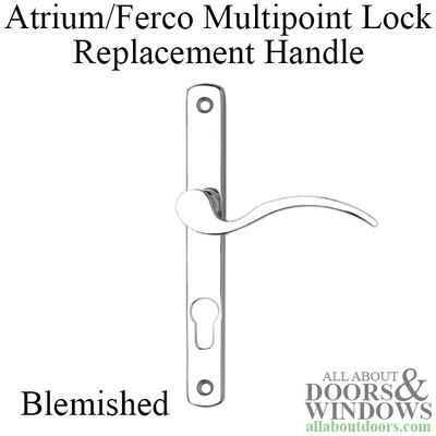 Atrium Door Handle Multipoint lock Ferco 528 70mm Cylinder Spacing 7mm ...