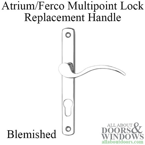 Atrium Door Handle Multipoint lock Ferco 528 70mm Cylinder Spacing 7mm ...