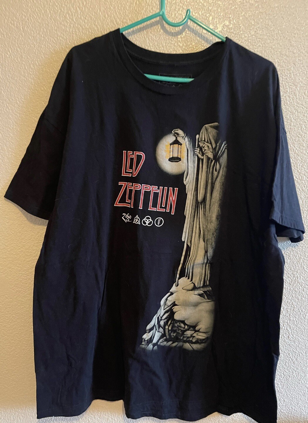 LED ZEPPELIN MENS BLACK T SHIRT ORIGINAL Official Li… - Gem