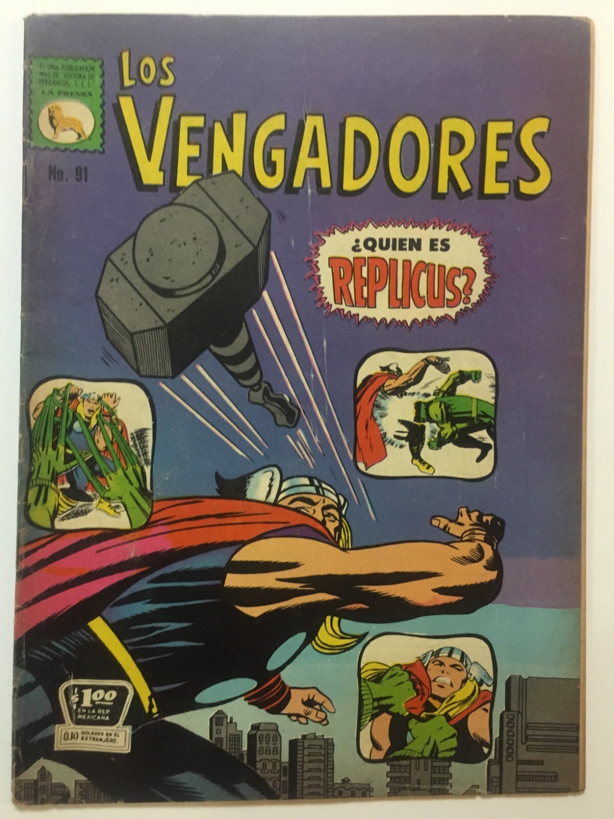 Thor #141 Marvel variant Los Vengadores #91 La Prensa 1968 vintage ...