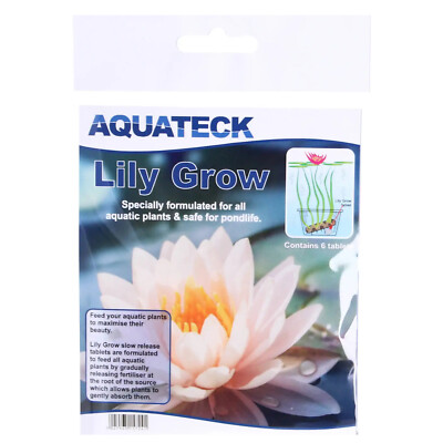 Pond Plant Food Fertiliser Aquateck Lily Grow Tablets Root Growth Tabs ...