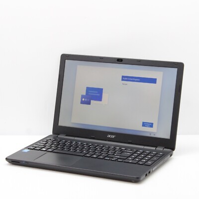 ACER TravelMate P256 M Windows 11 Pro 15" Laptop Intel i3 4005U 4GB ...