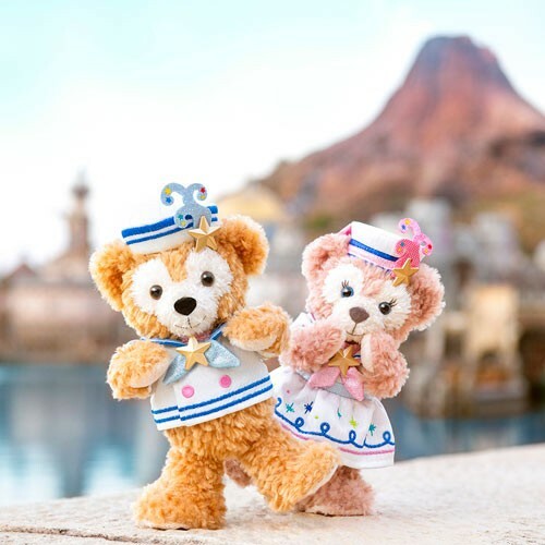 Duffy and Shellie may Tokyo Disney Posey Plussy 20th parks ears plush ...