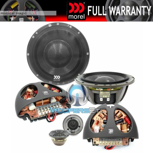 MOREL SUPREMO 602 6.5" COMPONENT MIDS SILK DOME TWEETERS SPEAKERS ...