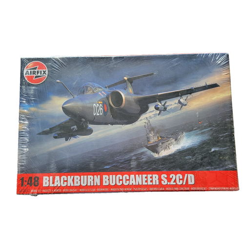Airfix 1/48 Blackburn Buccaneer S.2C/D Model Kit 2022 Release Sealed ...