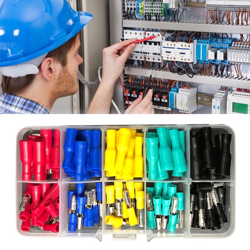 Electrical Connections Connectors Cold Pressed Insulated Terminals ...