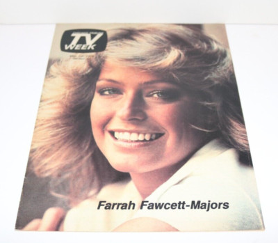 1976 Chicago Tribune Newspaper Rare TV Week Insert Farrah Fawcett | eBay