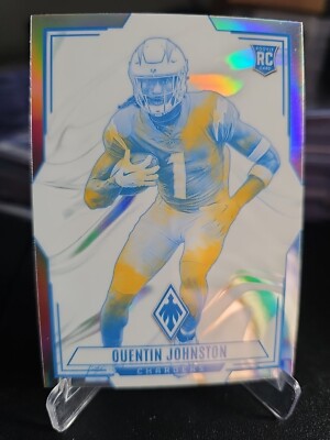 2023 Panini Phoenix Quentin Johnston RC Contours #CON-10 Los Angeles ...