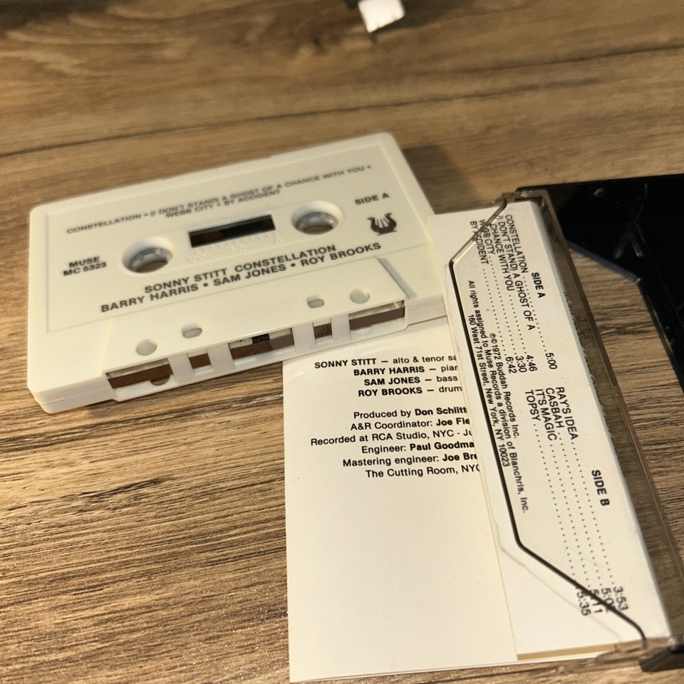CASSETTE TAPE RARE JAZZ Sonny Stitt Constellation Harris Sam Jones ...