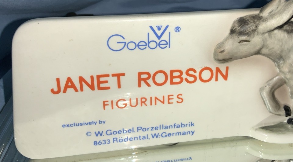 1970’s Goebel Janet Robson Nativity Display Plaque ROB 434 TMK5 8" 🫏 ️👼 ...