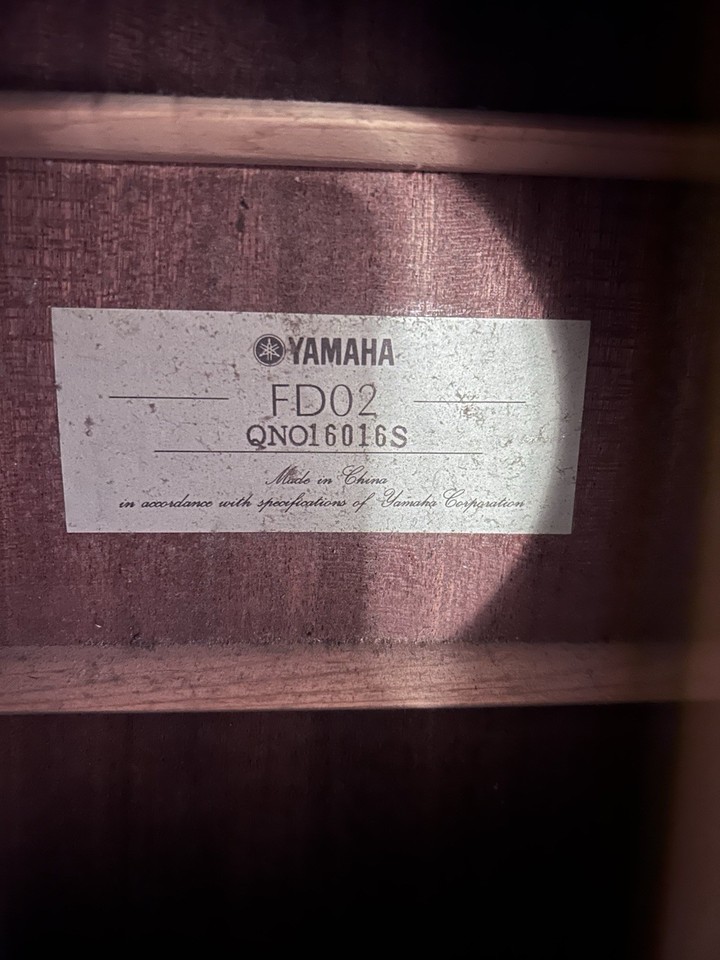 Yamaha Guitar FD02 | eBay UK