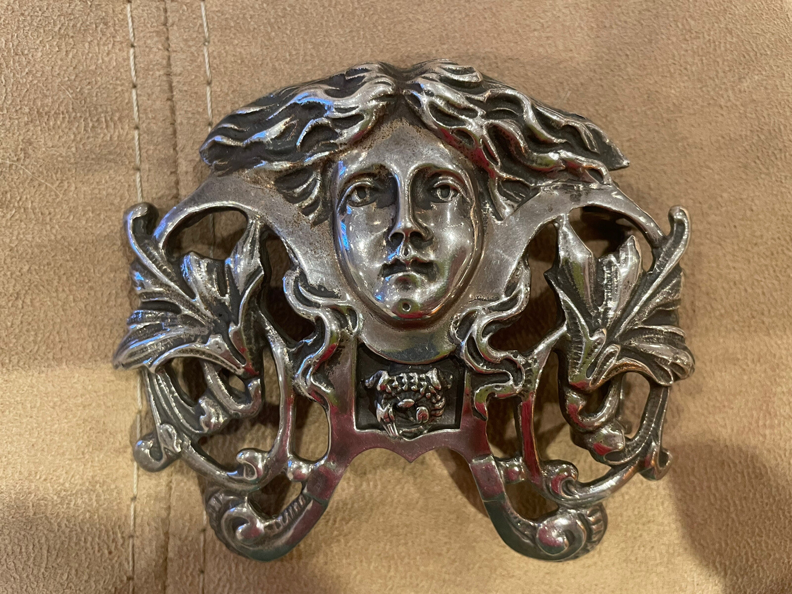 SUPER RARE! HUGE!! Kieselstein-Cord Medusa Belt Buckle - Gem