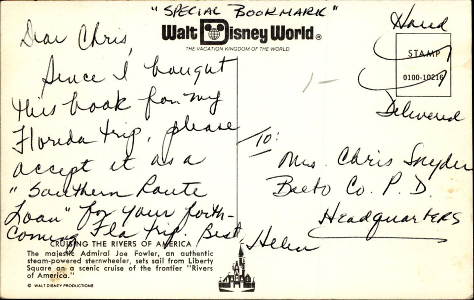 Admiral Joe Fowler steamboat sternwheeler Rivers of America ~ Walt ...