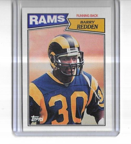 1987 Topps Football #147 Barry Redden Los Angeles Rams | eBay