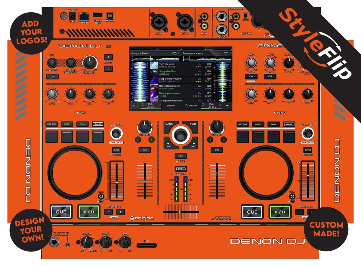 Virtual Dj Skins Denon Denon DJ MC 4000 Skin Ridge Black